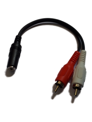 Sennheiser Adapter 3.5mm Socket to 2 x RCA (Cinch)