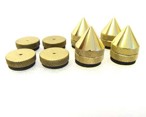 Atacama 25mm Solid Brass Isolation Cones - Set Of 4