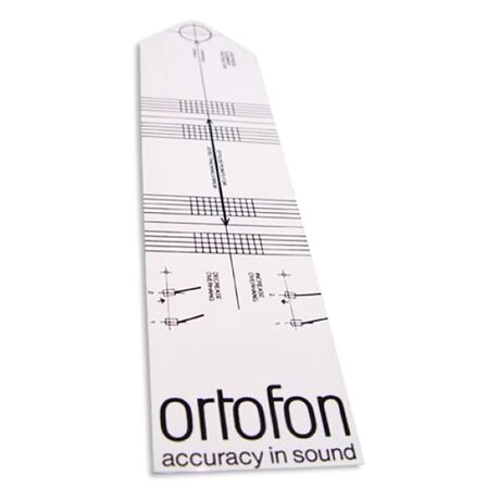 Cartridge Alignment Protractor Tool, by Ortofon | Audio Sanctuary